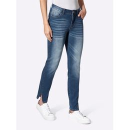 Heine Push-up-Jeans in blue-bleached | Gr.: 34