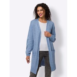 Heine Strickjacke in bleu | Gr.: 36