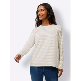 Heine Langarm-Shirt in sand-ecru-gestreift | Gr.: 38