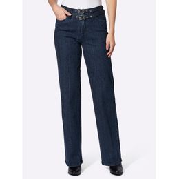 Heine Gerade Jeans in dark blue | Gr.: 36