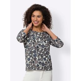 Heine Druck-Shirt in grau-hellgrau-bedruckt | Gr.: 36