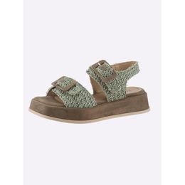 Heine Sandalette in khaki-oliv | Gr.: 40