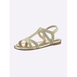 Heine Sandale in goldfarben | Gr.: 39