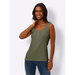 Heine Shirttop in khaki | Gr.: 38