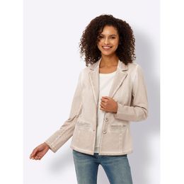 Heine Sweatblazer in beige | Gr.: 40