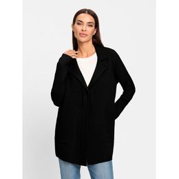 Heine Strickjacke in schwarz | Gr.: 40