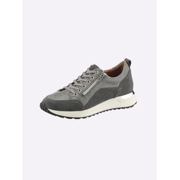 Heine Sneaker in grau-grau-metallic | Gr.: 36