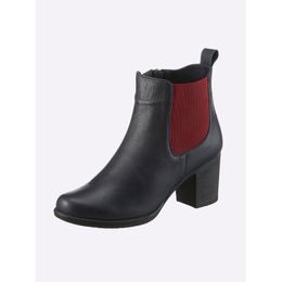 Heine Stiefelette in marine-bordeaux | Gr.: 40