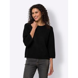 Heine 3/4 Arm-Pullover in schwarz | Gr.: 34