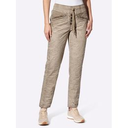 Heine Schlupfhose in beige | Gr.: 48