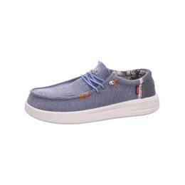 Fusion Leinenschuh in Blau | Gr.: 44