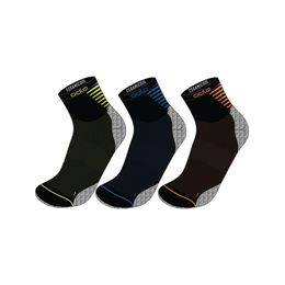 Odlo Socke "Ceramicool Q. 3-Pack" in Schwarz | Gr.: 39-41
