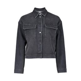 BETTY & CO BETTY & CO Jeansjacke mit aufgesetzten Taschen in Dark Grey Denim | Gr.: 42