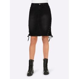Heine Jeans-Rock in schwarz | Gr.: 46
