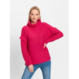 Heine Rollkragenpullover in pink | Gr.: 40