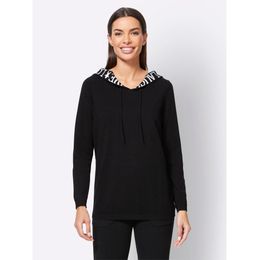 Heine Kapuzenpullover in schwarz | Gr.: 40