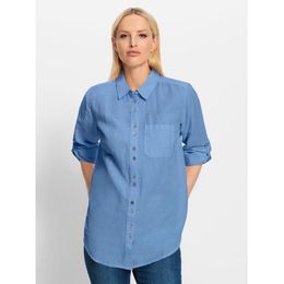 Heine Longbluse in himmelblau | Gr.: 40