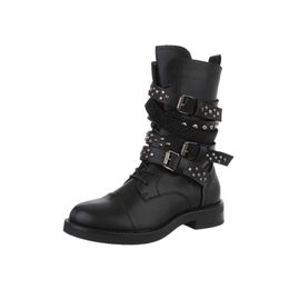 Ital-Design Stiefelette in Schwarz | Gr.: 36