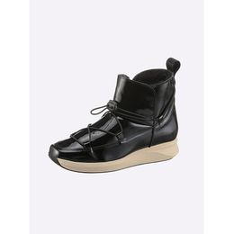 Heine Stiefelette in schwarz-lack | Gr.: 38