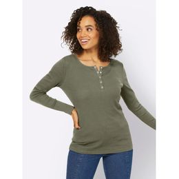 Heine Shirt in khaki | Gr.: 34