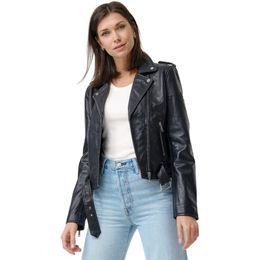 Tazzio Lederjacke "F508" - in Schwarz | Gr.: XS