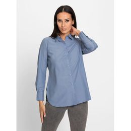 Heine Klassische Bluse in bleu | Gr.: 44
