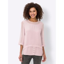 Heine 2-in-1-Bluse in hellros&eacute; | Gr.: 42