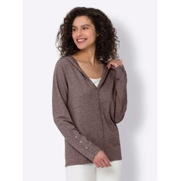 Heine Cardigan in dunkeltaupe-meliert | Gr.: 40