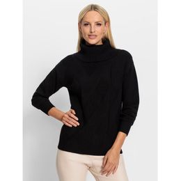 Heine Rollkragenpullover in schwarz | Gr.: 50