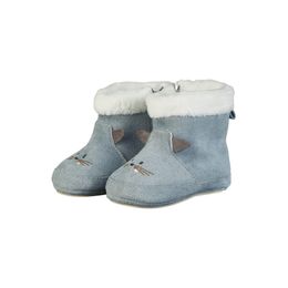 Sterntaler Baby Stiefel Katze in silber melange | Gr.: 16
