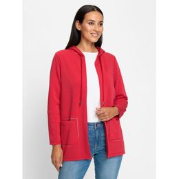 Heine Shirtjacke in erdbeere | Gr.: 36