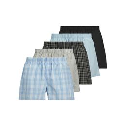 Jack & Jones Jack & Jones Web-Boxershorts 5er Pack in Schwarz/Grau/Blau | Gr.: S