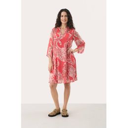 PART TWO Kleid ElkaPW Gerade Passform in Cayenne Paisley Print | Gr.: 36
