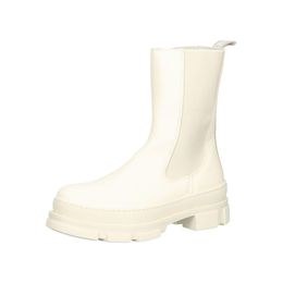 Steve Madden Leder-Boots in Creme | Gr.: 40