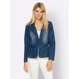 Heine Jeansblazer in blue-stone-washed | Gr.: 34