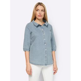 Heine Jeansbluse in blue-bleached | Gr.: 50