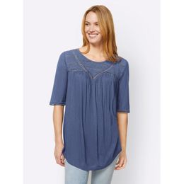 Heine Shirt in jeansblau | Gr.: 40