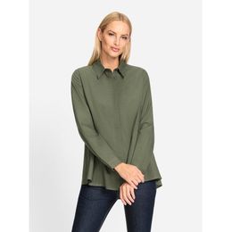 Heine Longbluse in khaki | Gr.: 42