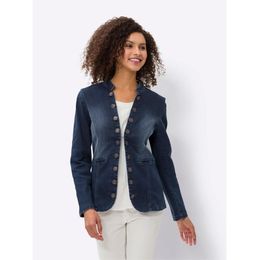 Heine Jeans-Blazer in darkblue-stone-washed | Gr.: 46