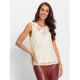 Heine Spitzentop in champagner | Gr.: 44