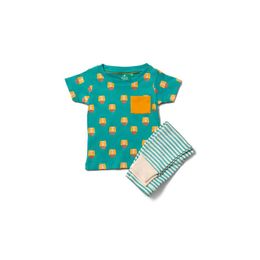 Little Green Radicals Bio-T-Shirt & Jogger-Spielset in Gr&uuml;n | Gr.: 12-18 MONATE