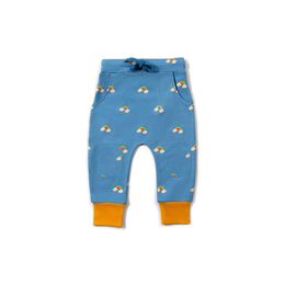 Little Green Radicals Bio-Comfy-Jogger in Blau | Gr.: 3-4 Jahre