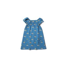 Little Green Radicals Rüschenkleid in Blau | Gr.: 3-4 Jahre