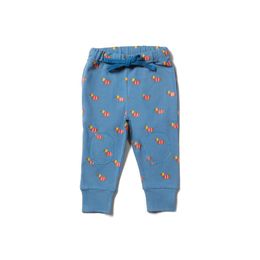 Little Green Radicals Bio-Comfy-Jogger in Blau | Gr.: 3-4 Jahre