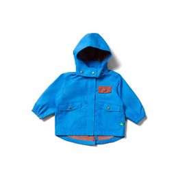 Little Green Radicals Recycelter wasserdichter Parka-Mantel in Blau | Gr.: 5-6 Jahre