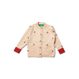Little Green Radicals Gestrickte Strickjacke in Creme | Gr.: 2-3 Jahre
