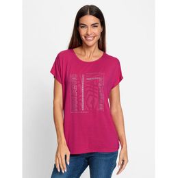 Heine Rundhalsshirt in pink | Gr.: 42