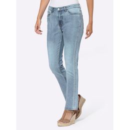 Heine 5-Pocket-Jeans in blue-bleached | Gr.: 34