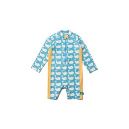 Little Green Radicals Recycelter Sunsafe-Sonnenanzug in Blau | Gr.: 9-12 MONATE