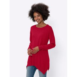 Heine Baumwollpullover in rot | Gr.: 36